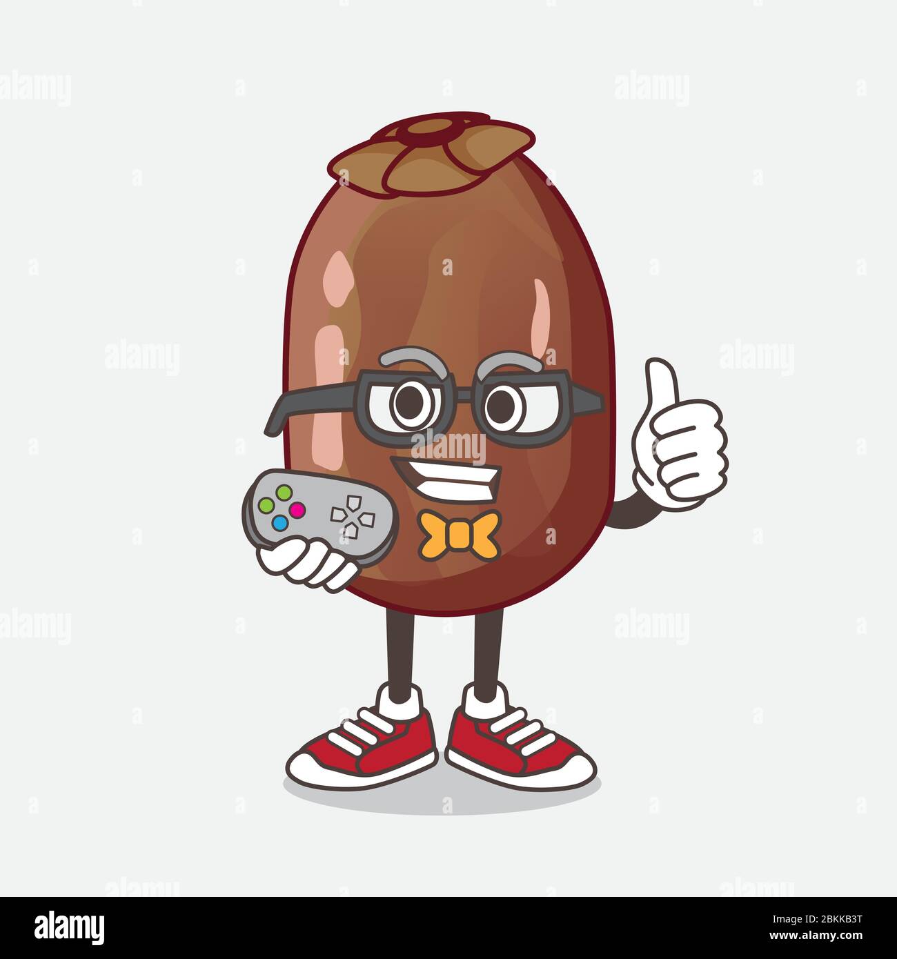 An illustration of Date Fruit cartoon mascot character as attractive ...