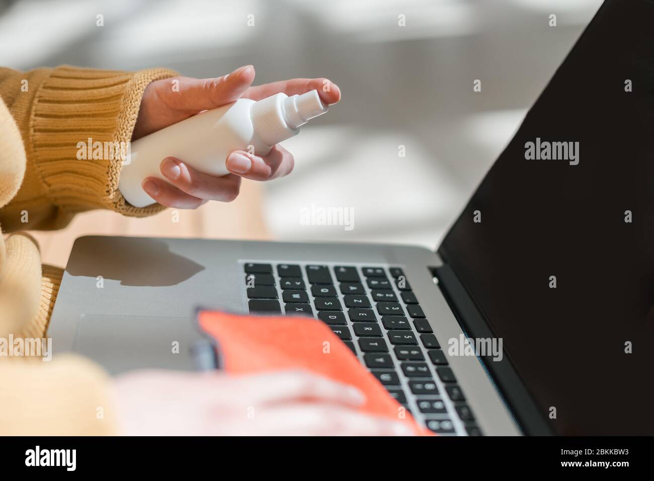 Woman safety cleaning hi-res stock photography and images - Alamy