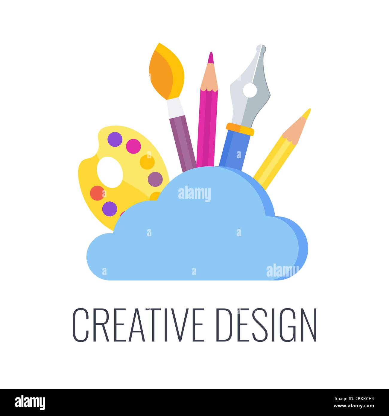 Creative Design Icon Stock Vector Image & Art - Alamy