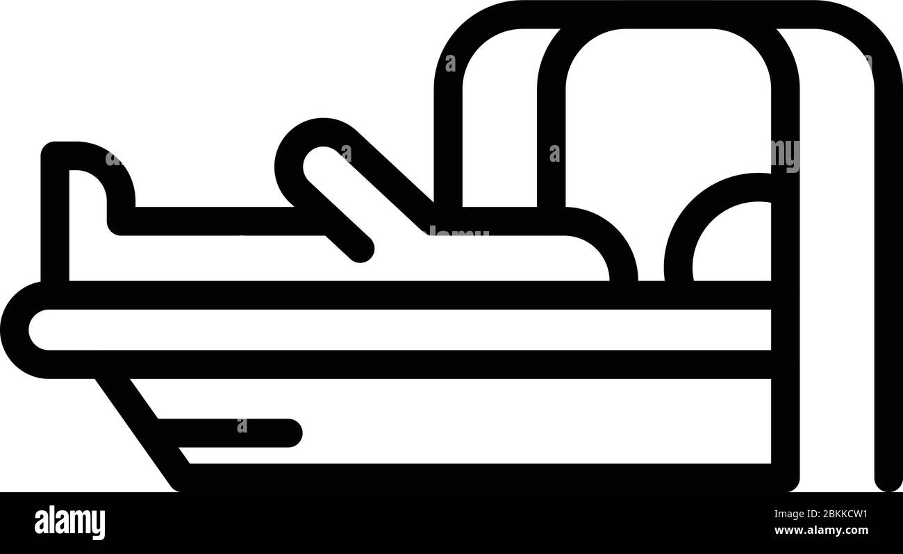 Human body medical test icon, outline style Stock Vector Image & Art ...