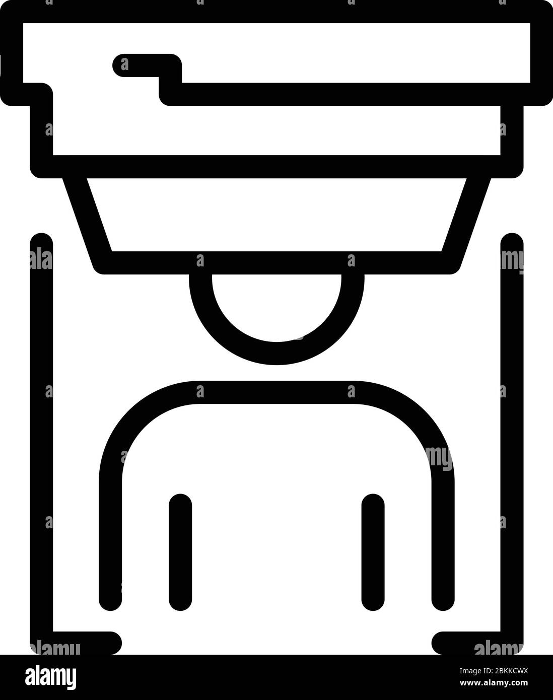 Mri brain scanner monitor Cut Out Stock Images & Pictures - Alamy