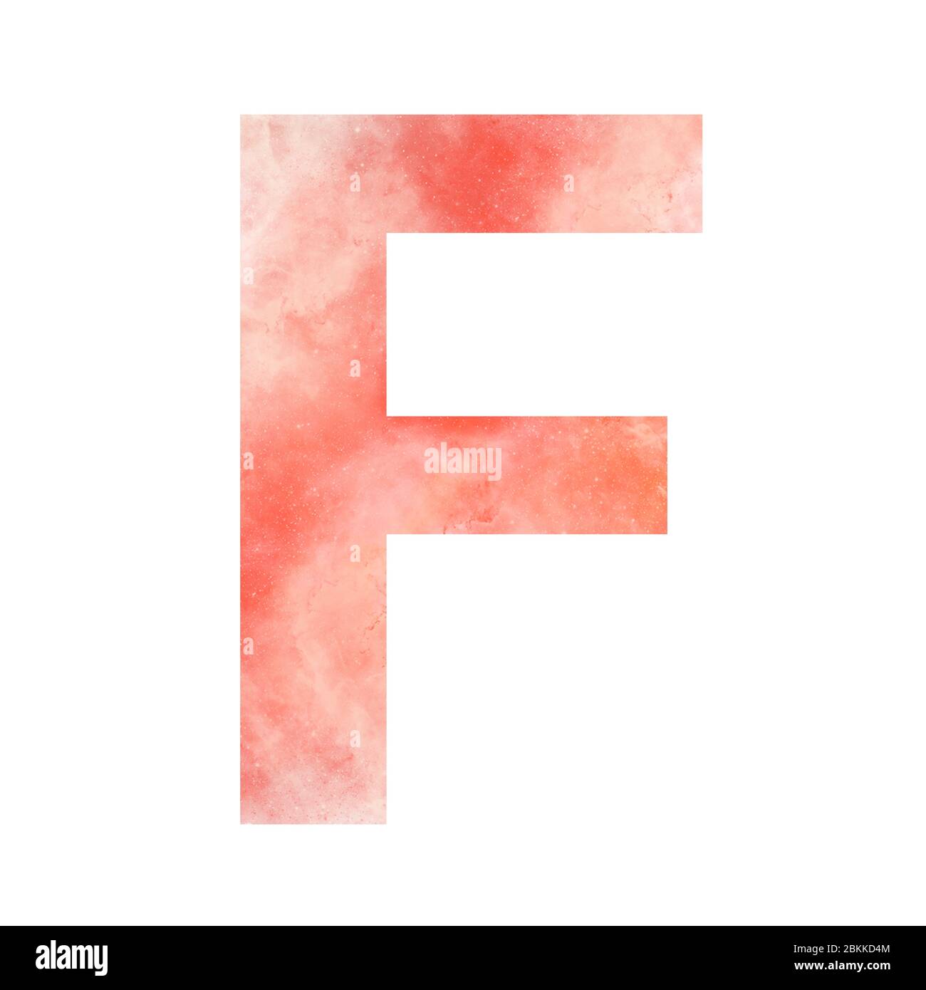 Orange Letter F