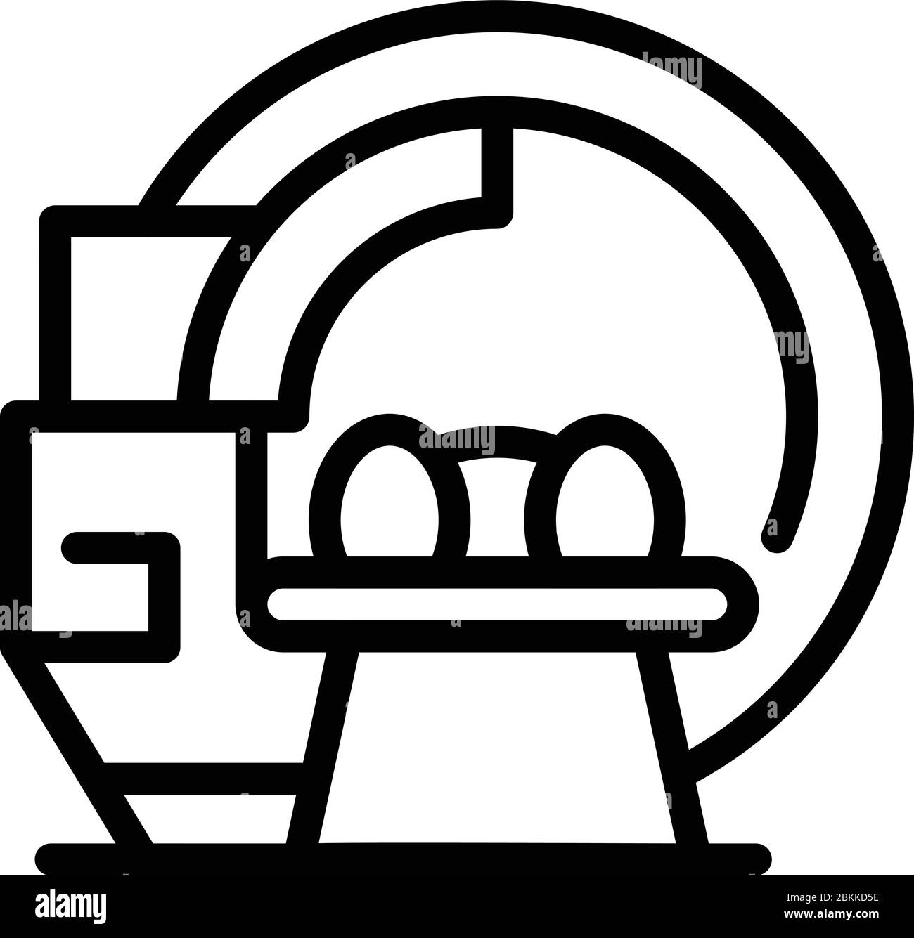 Ct scan head Stock Vector Images - Alamy