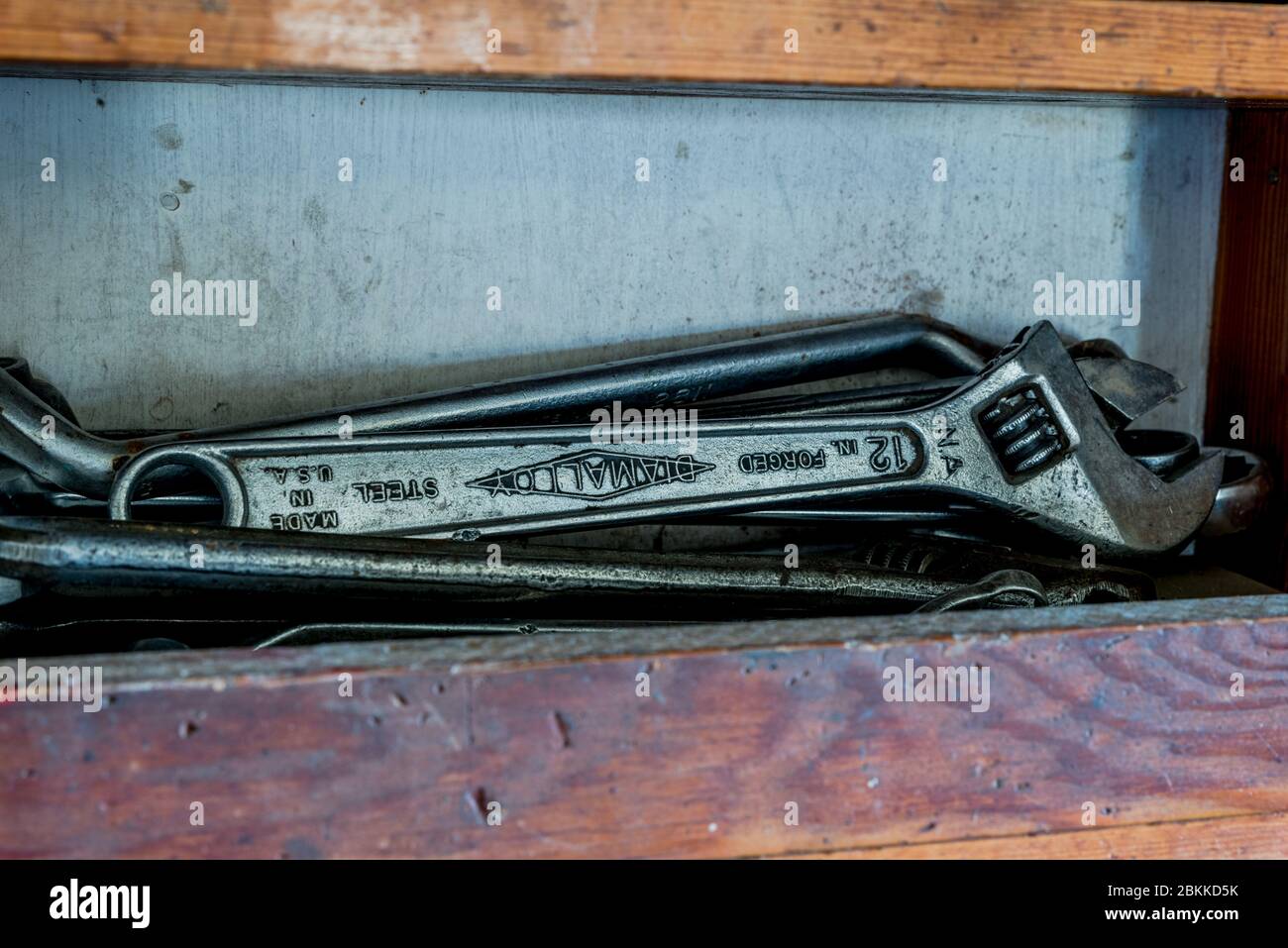 Old wrenches hi-res stock photography and images - Alamy