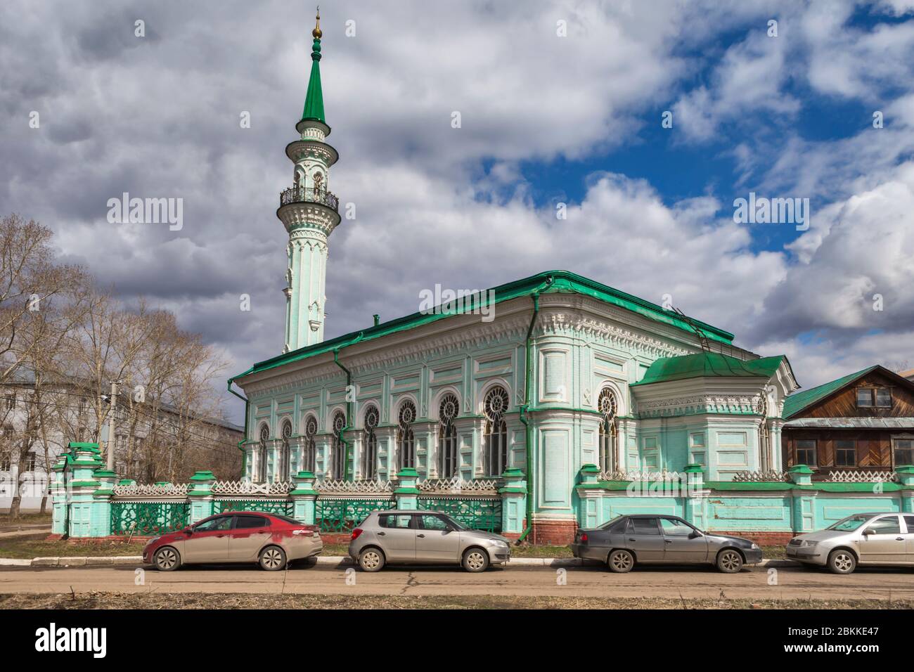 Acem mosque, Azimovskaya mosque, 1890, Kazan, Tatarstan, Russia Stock ...