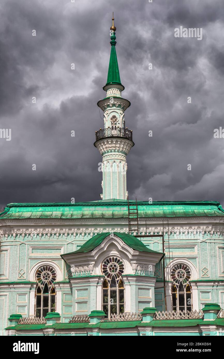 Acem mosque, Azimovskaya mosque, 1890, Kazan, Tatarstan, Russia Stock ...