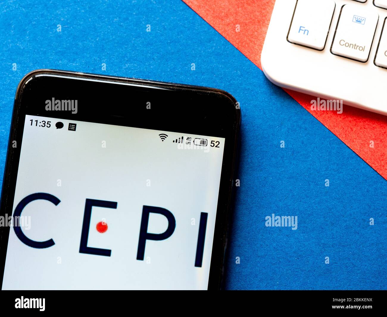 In this photo illustration a Coalition for Epidemic Preparedness ...