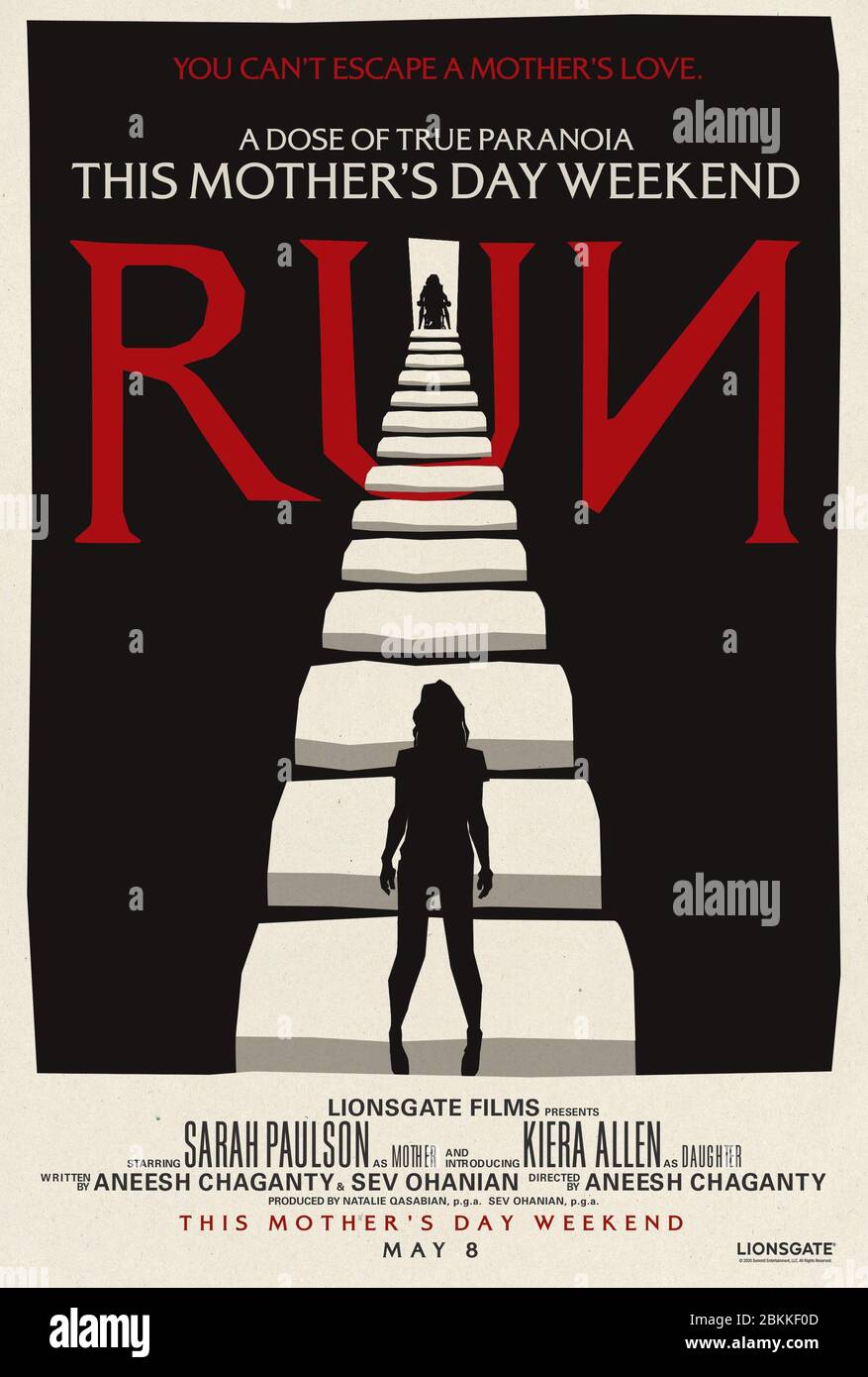 RUN, US poster, 2020. © Lionsgate / Courtesy Everett Collection Stock ...