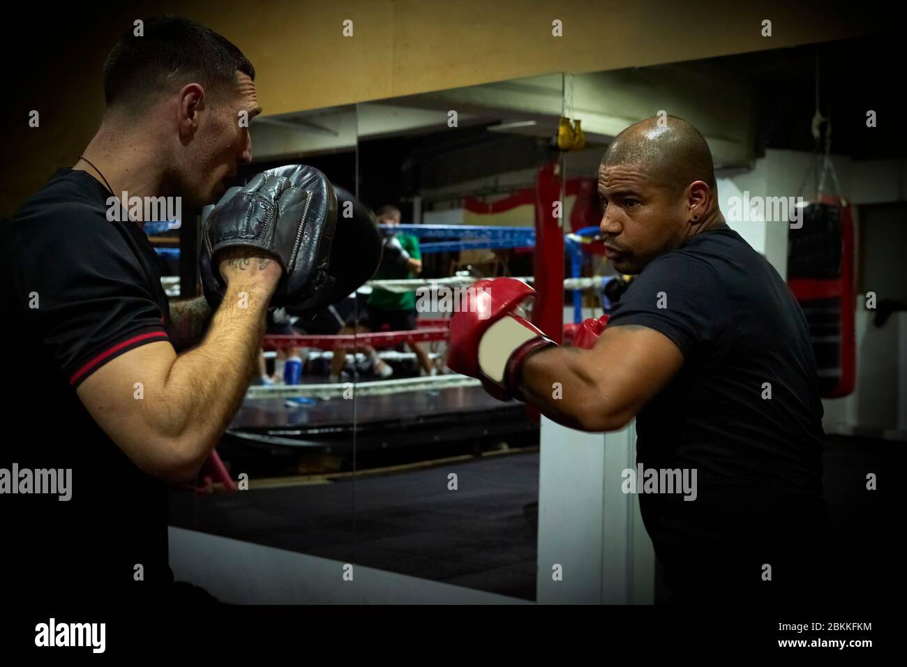 Two determined caucasian male athletes hi-res stock photography and ...