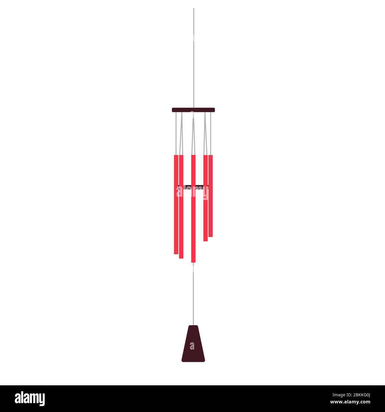 Metal wind bell Stock Vector Images - Alamy