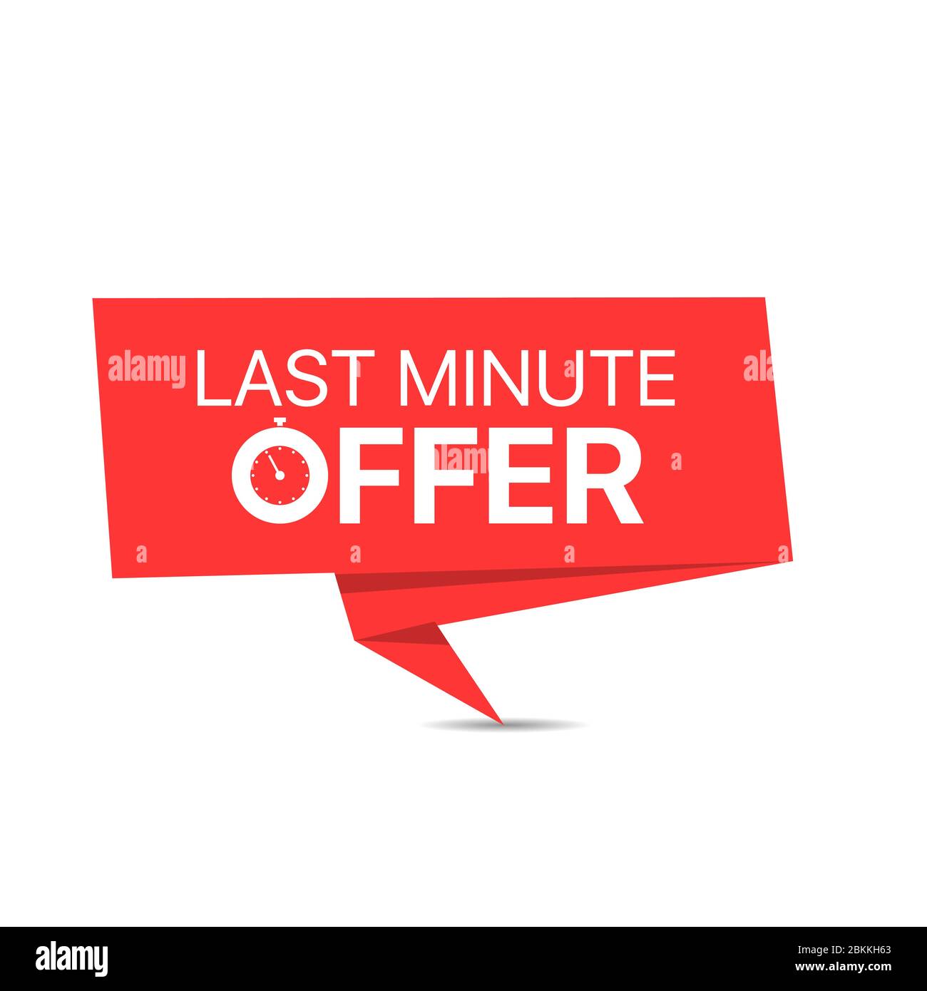 Last time offer sale Cut Out Stock Images & Pictures - Alamy