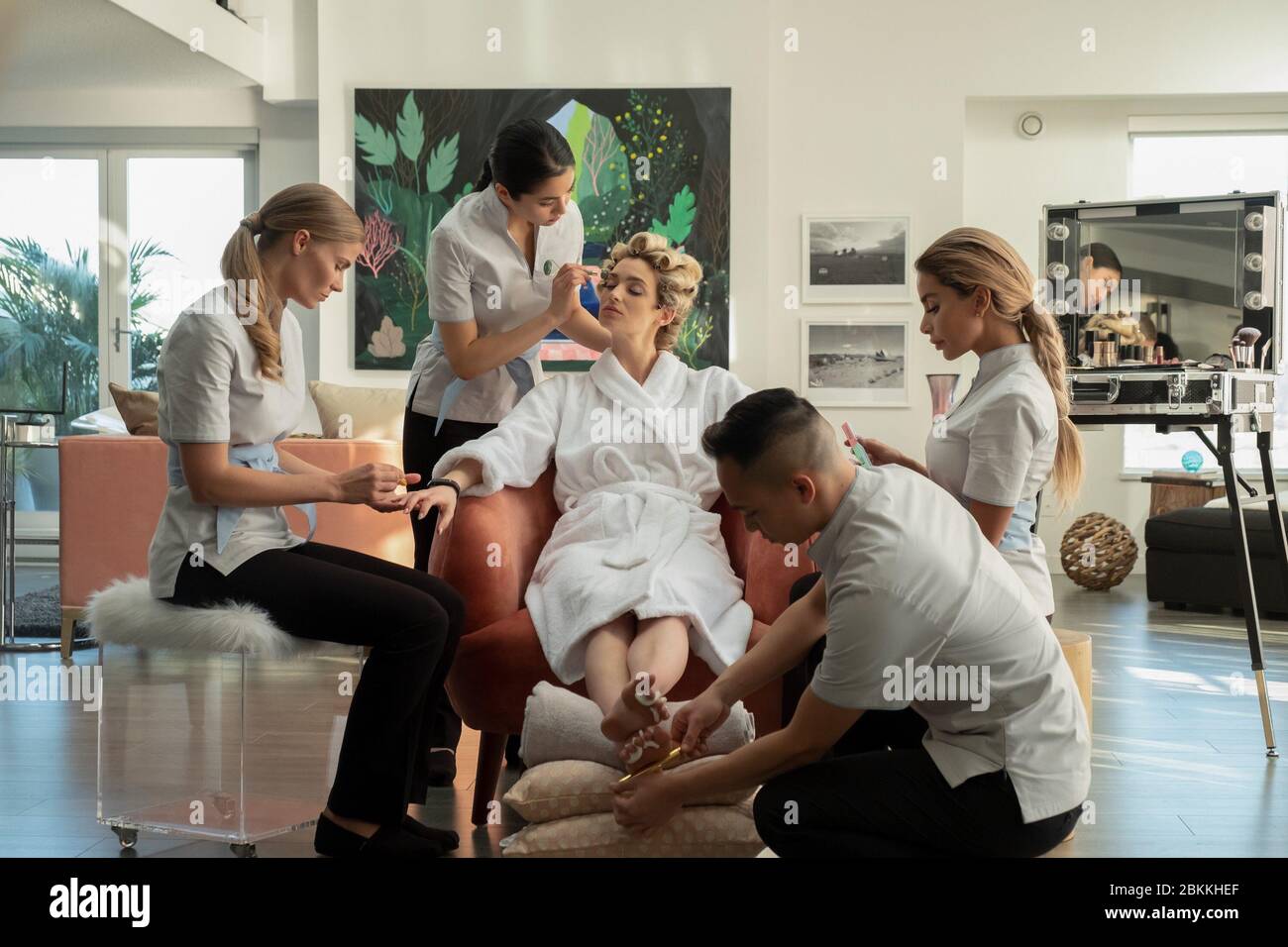 UPLOAD, Allegra Edwards (center), (Season 1, ep. 102, aired May 1, 2020 ...