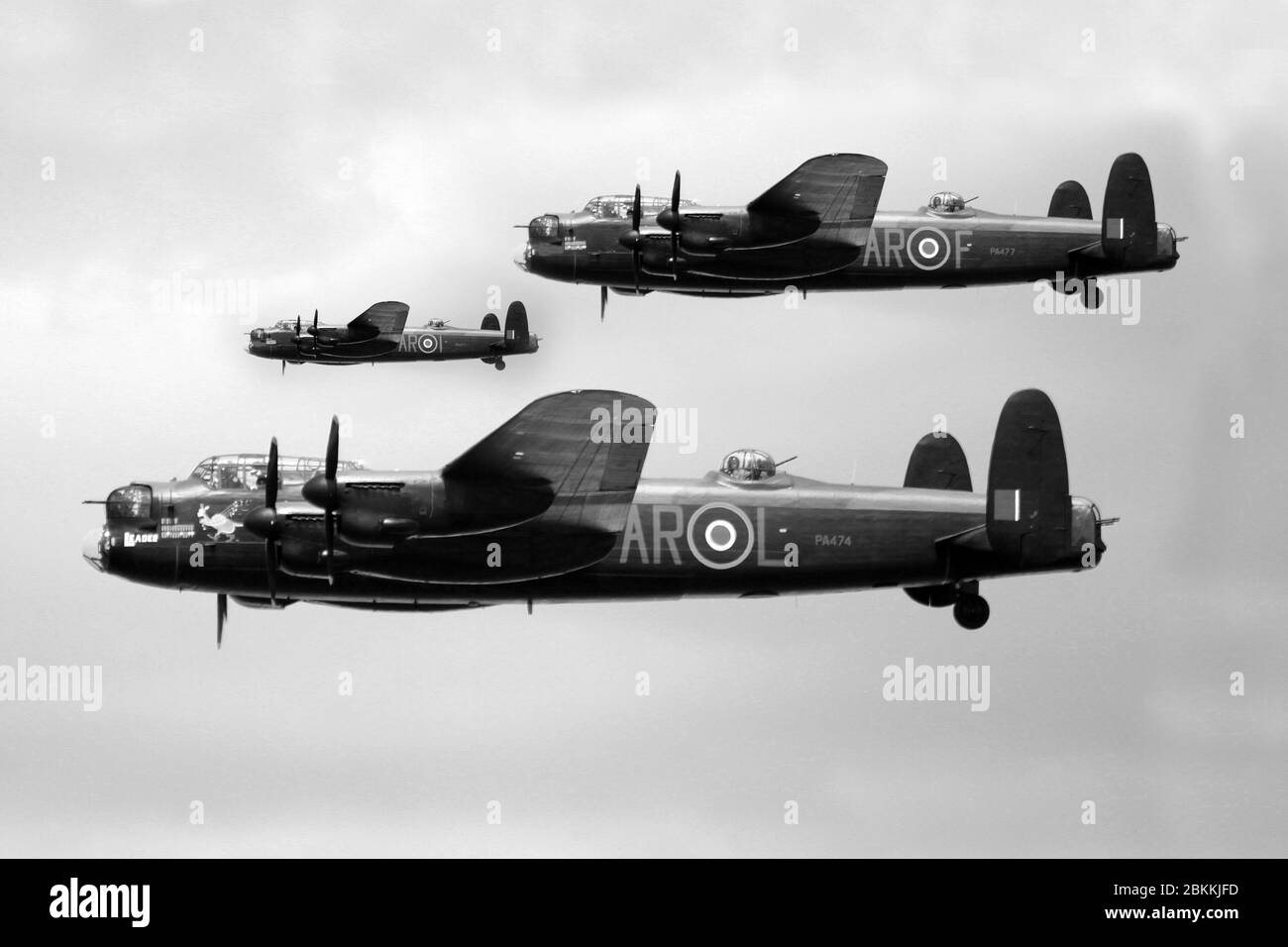 Rear gunner lancaster bomber Black and White Stock Photos & Images - Alamy