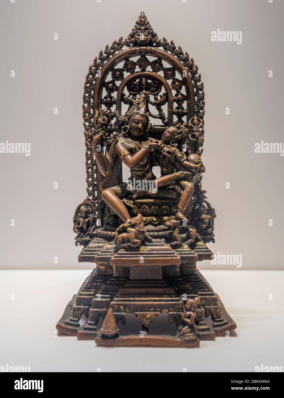 Uma Maheshvara, Shiva and Parvati, bronze, 11th century sculpture ...