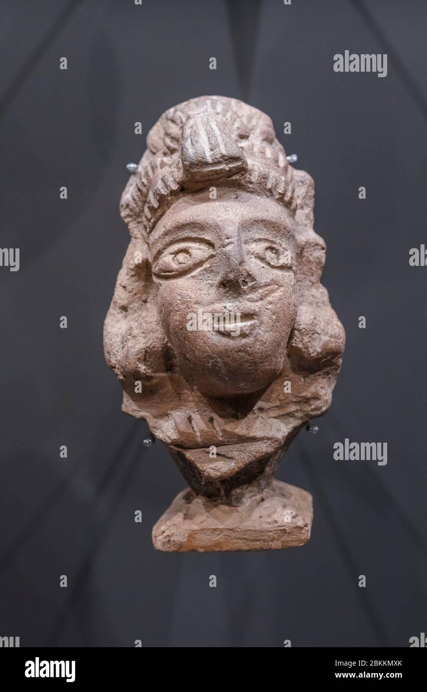 Kushana 3rd century sculpture, Bihar Museum, Patna, Bihar, India Stock ...