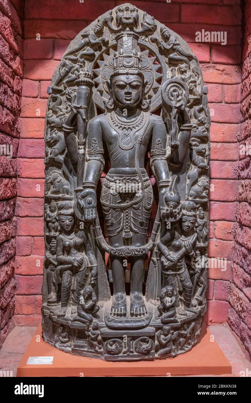 Vishnu sculpture bihar india hi-res stock photography and images - Alamy