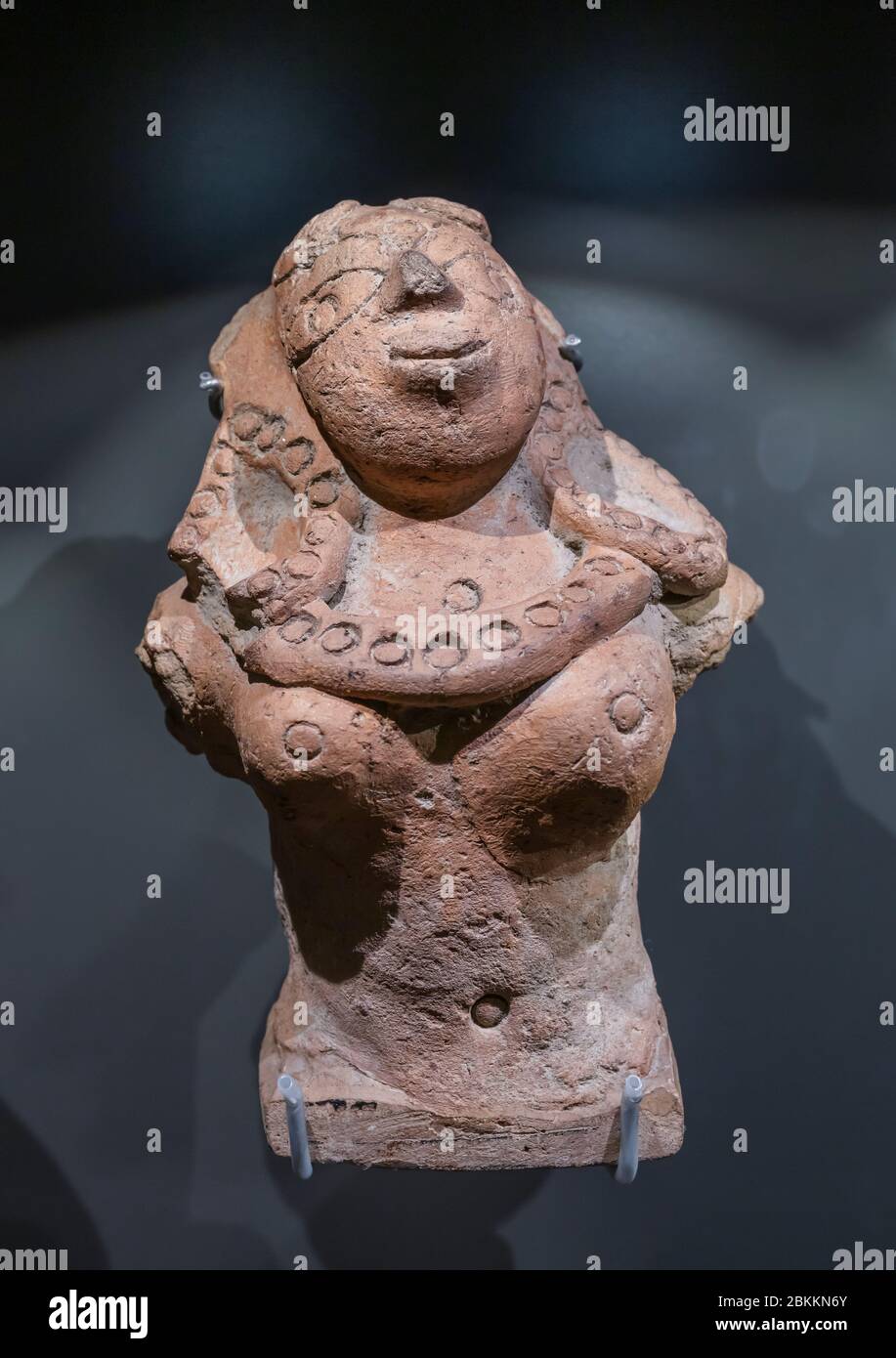 Ancient head sculpture, Bihar Museum, Patna, Bihar, India Stock Photo ...