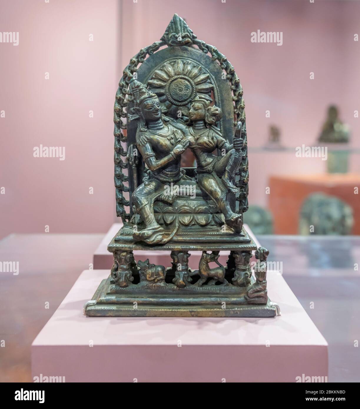 Hinduist medieval sculpture, Bihar Museum, Patna, Bihar, India Stock ...