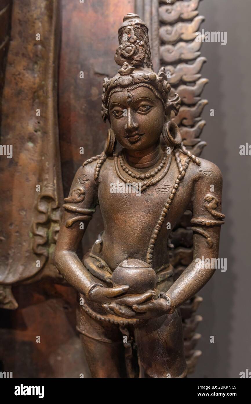 Medieval sculpture, Bihar Museum, Patna, Bihar, India Stock Photo - Alamy