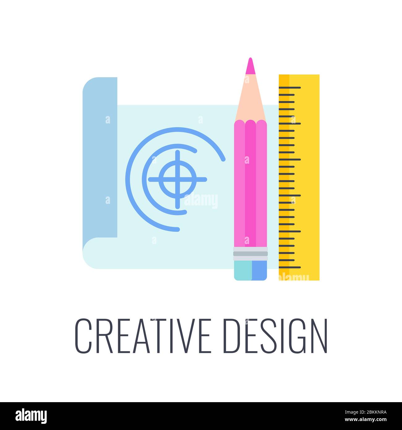 Creative Design Icon Stock Vector Image & Art - Alamy