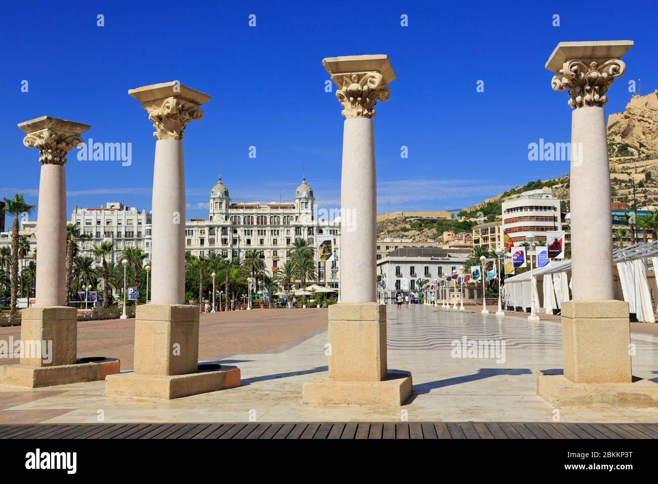 Plaza Del Mer, Alicante City, Spain, Europe Stock Photo - Alamy