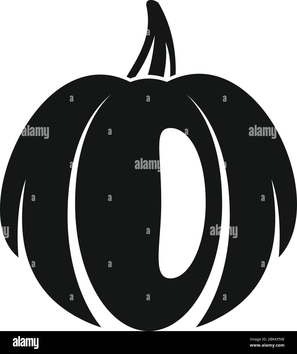 Magic pumpkin icon. Simple illustration of magic pumpkin vector icon ...