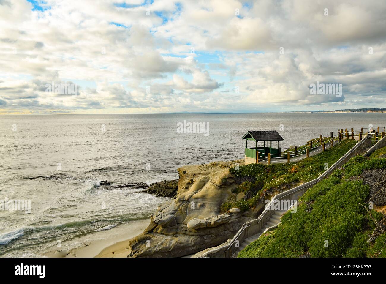 This shade shack is at La Jolla in the San Diego area Stock Photo - Alamy