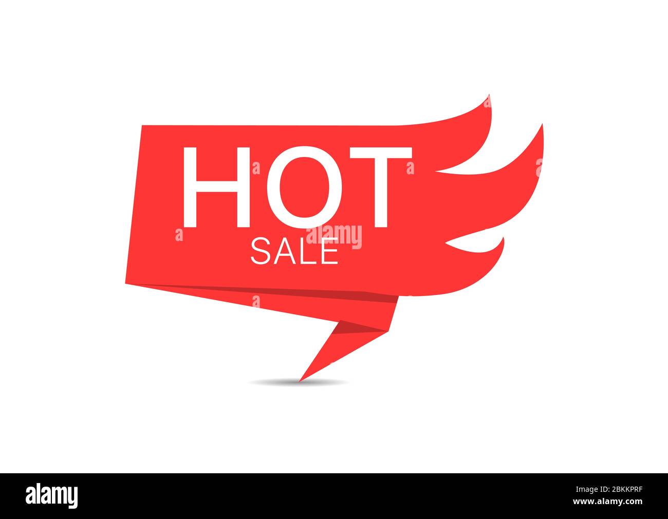 Advertising flyer design hot Cut Out Stock Images & Pictures - Alamy