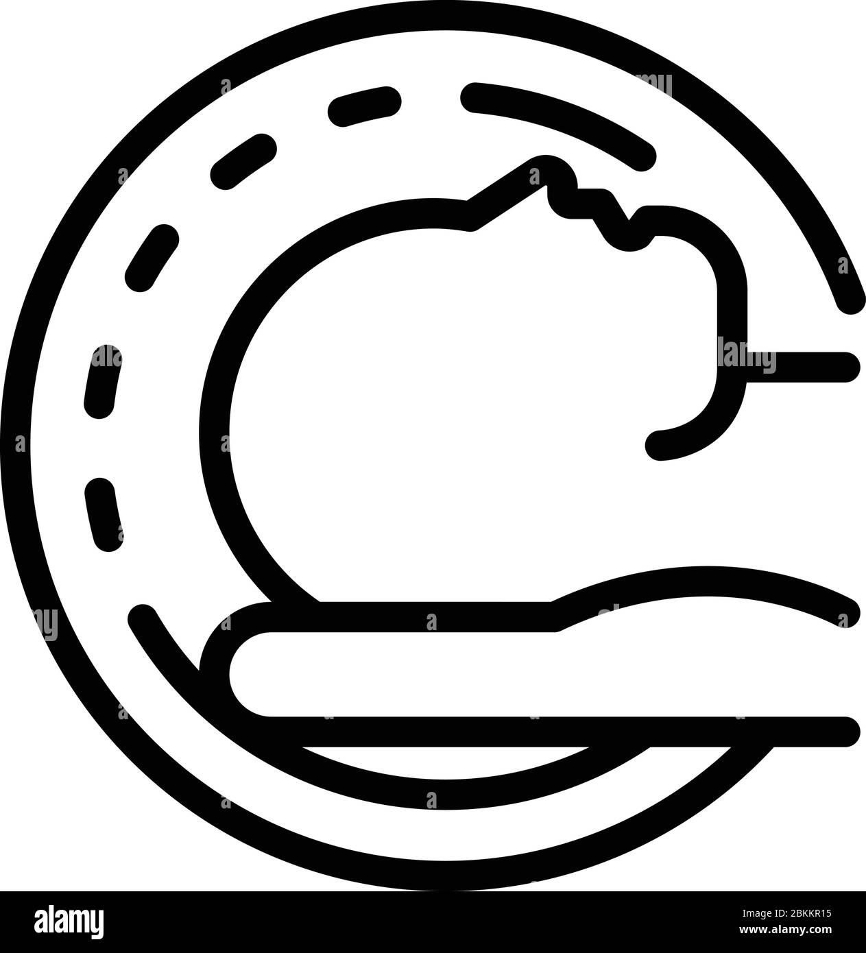 Mri brain scanner monitor Cut Out Stock Images & Pictures - Alamy