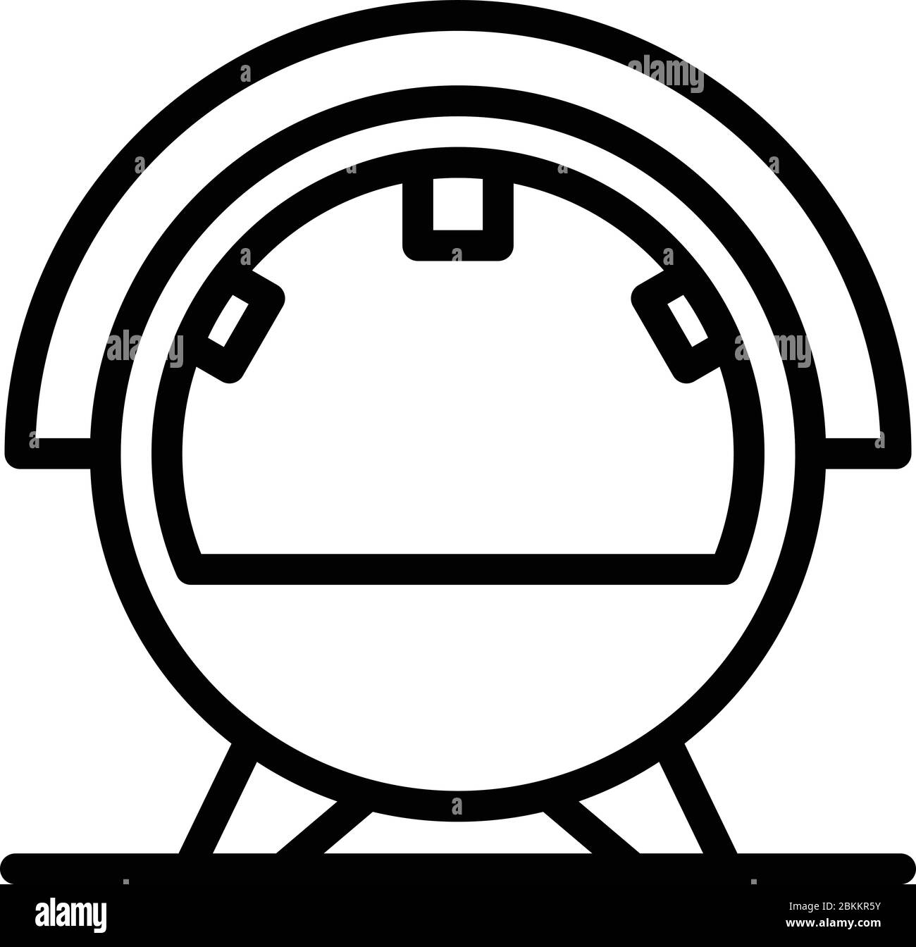 Modern equipment in healthcare icon, outline style Stock Vector Image ...