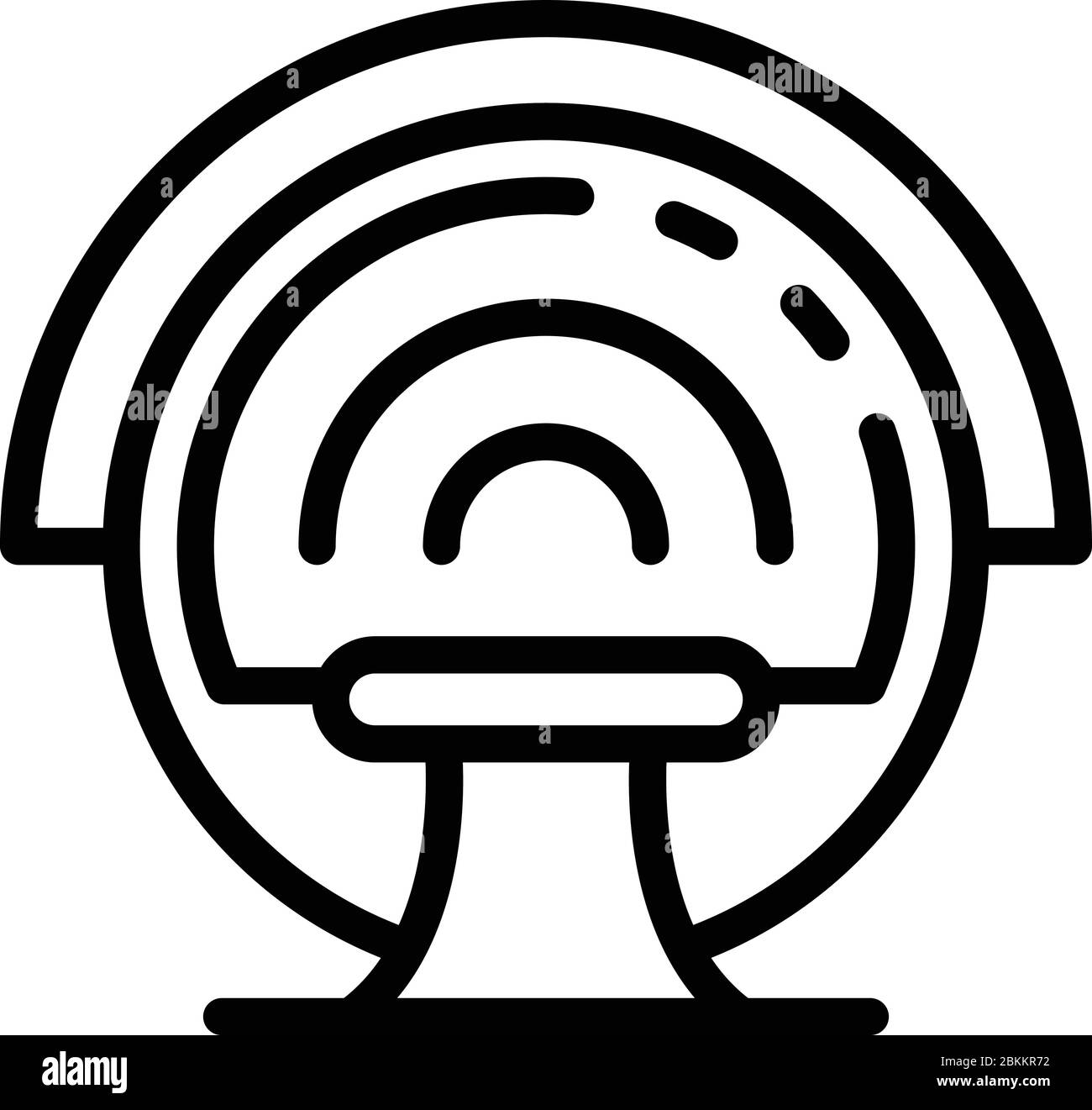 Spine mri scan Stock Vector Images - Alamy