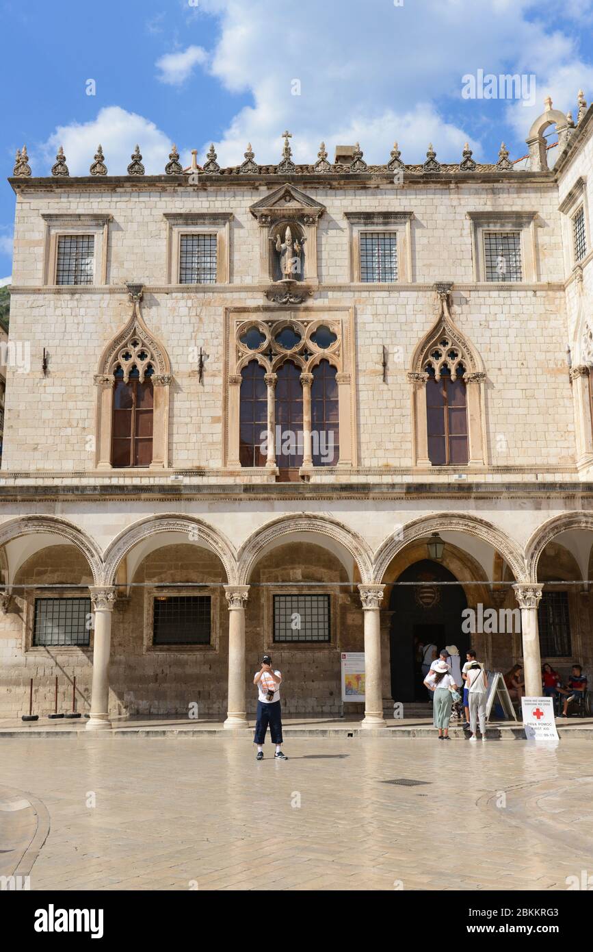 Sponza palace architecture dubrovnik hi-res stock photography and ...