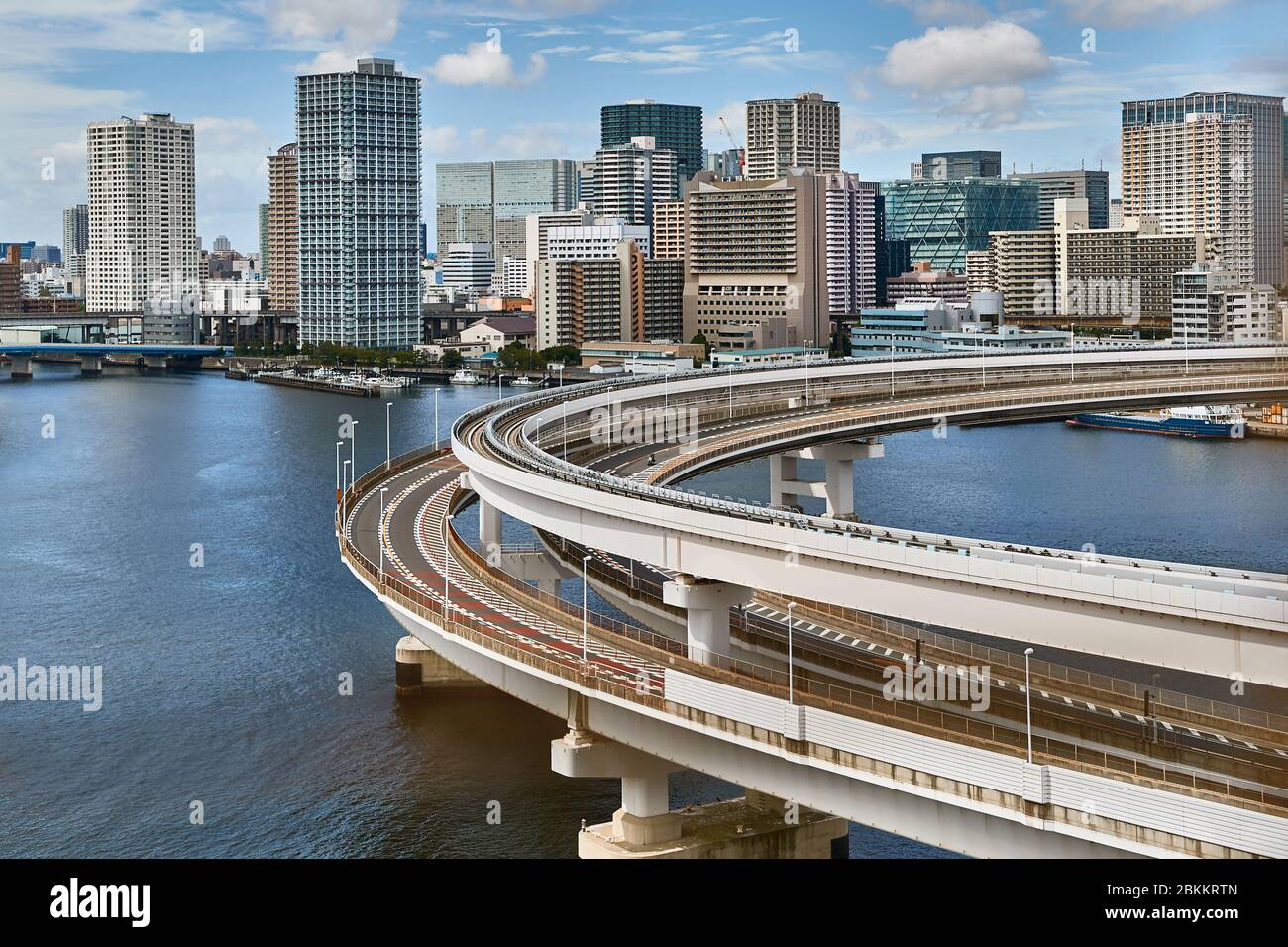Highway and railway ramp structures in Tokyo Stock Photo - Alamy