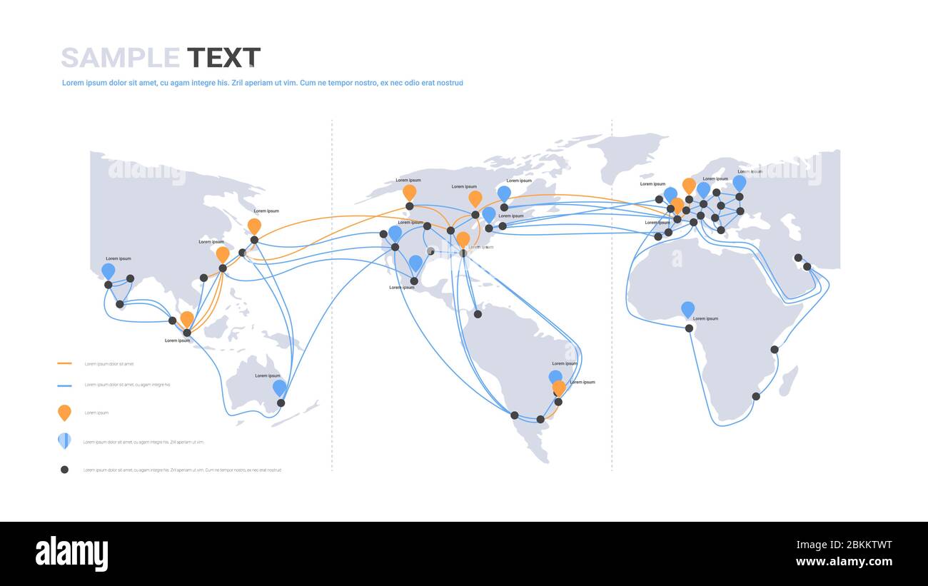 Global Connections Map