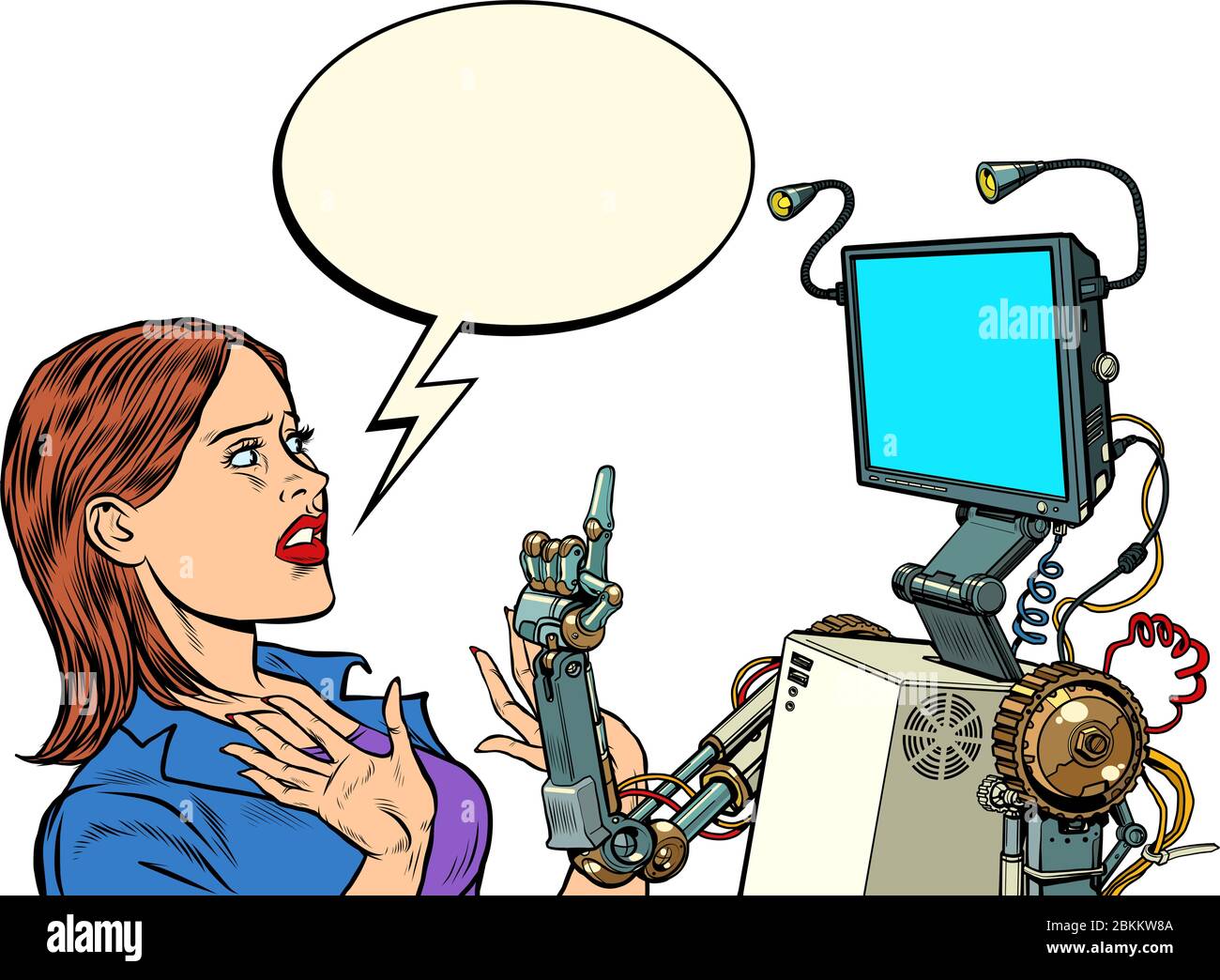 New robots artificial intelligence Stock Vector Images - Alamy