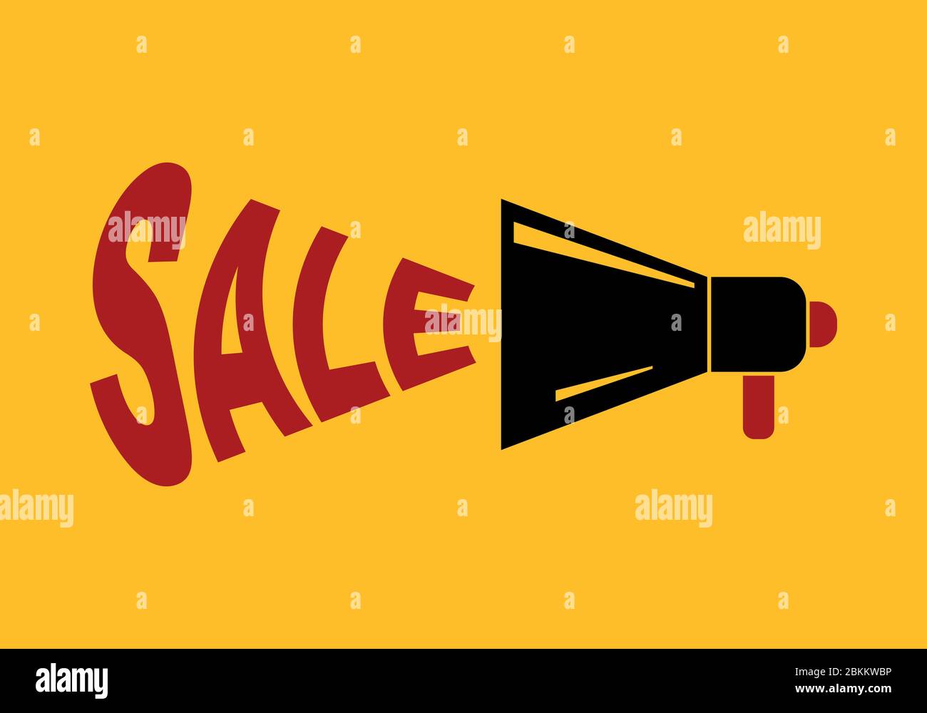 Sale vector word concept banner illustration Stock Vector Image & Art ...