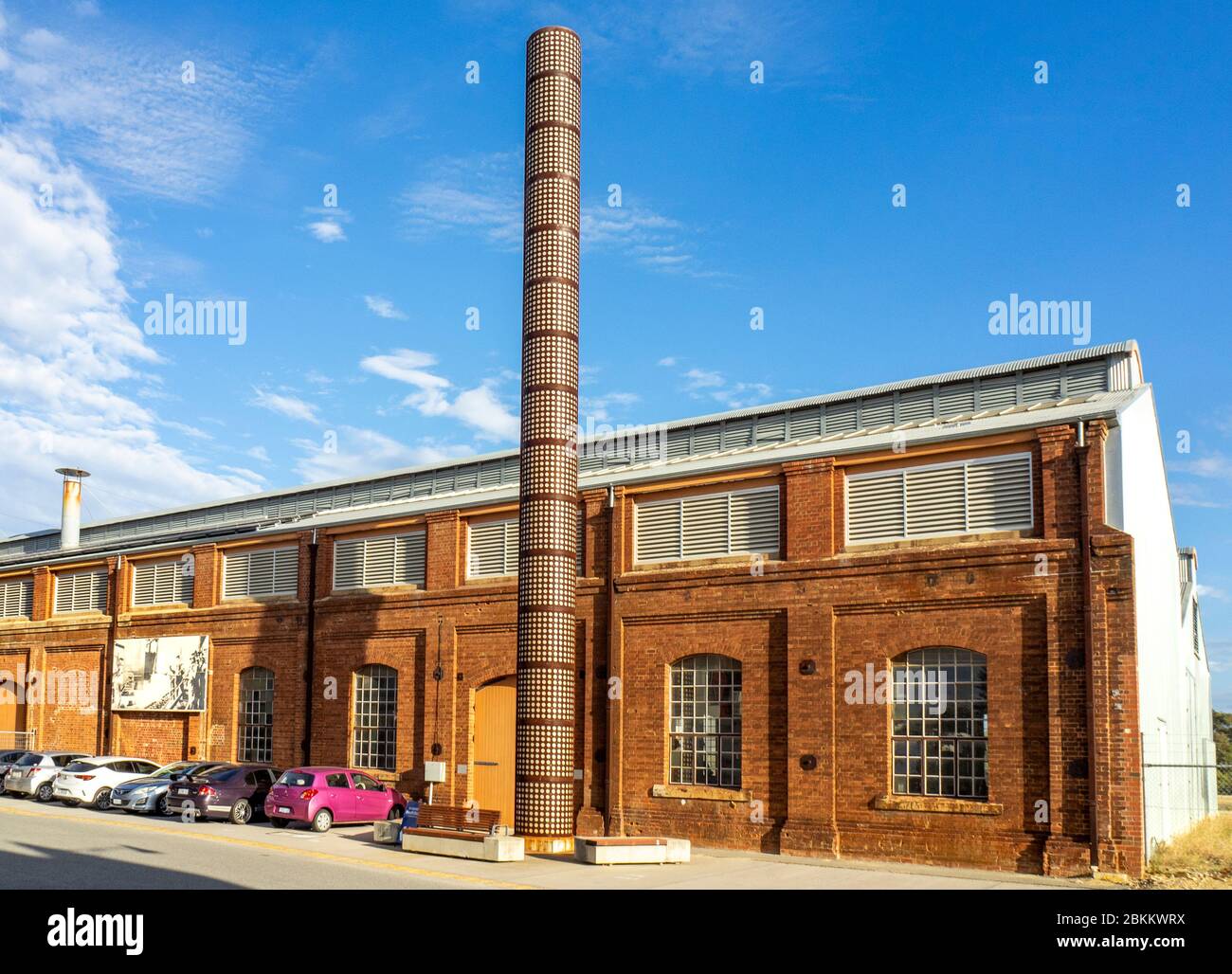 Red brick building foundry at former Midland Railway Workshops Midland ...
