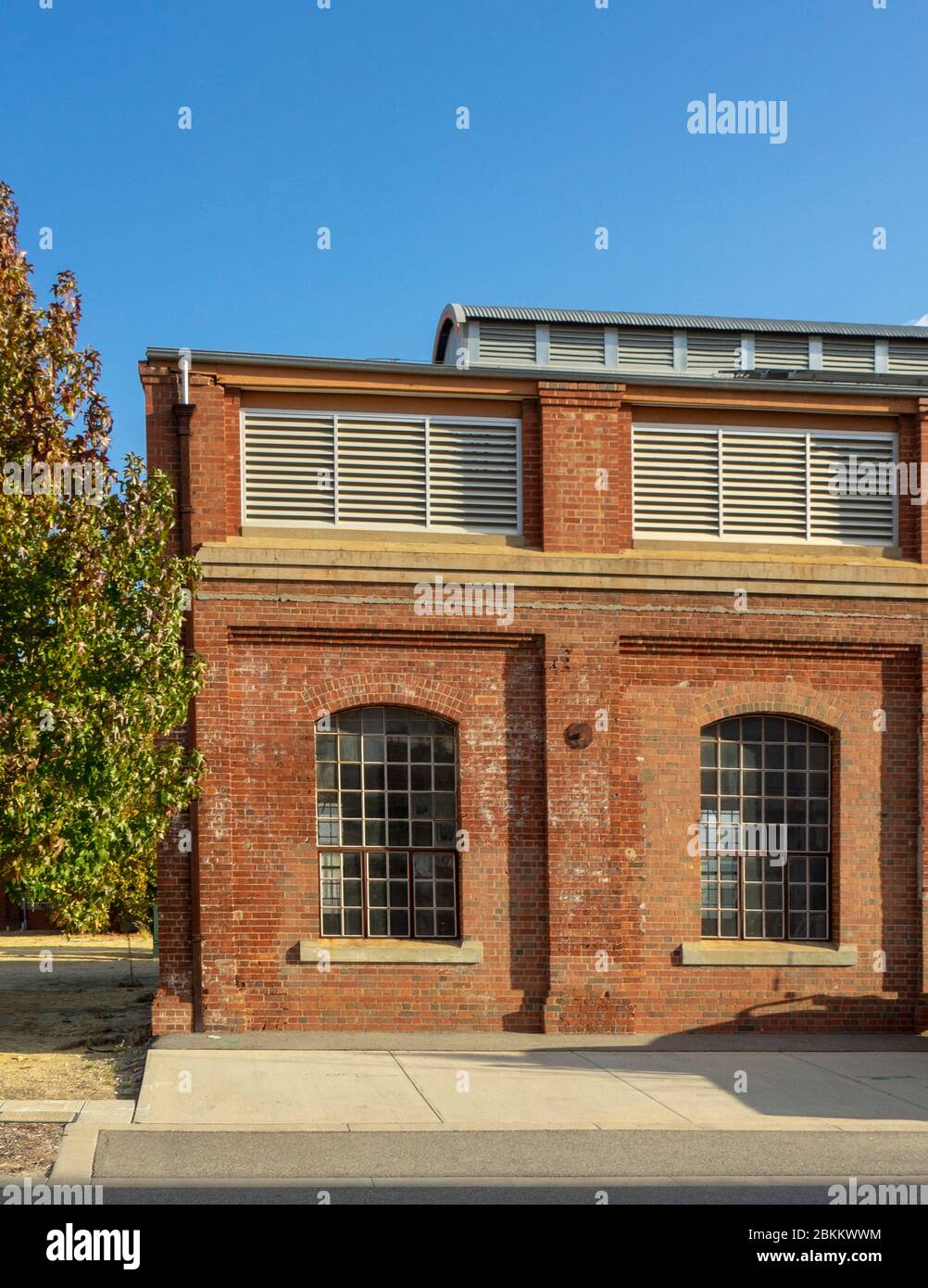 Red brick building foundry at former Midland Railway Workshops Midland ...