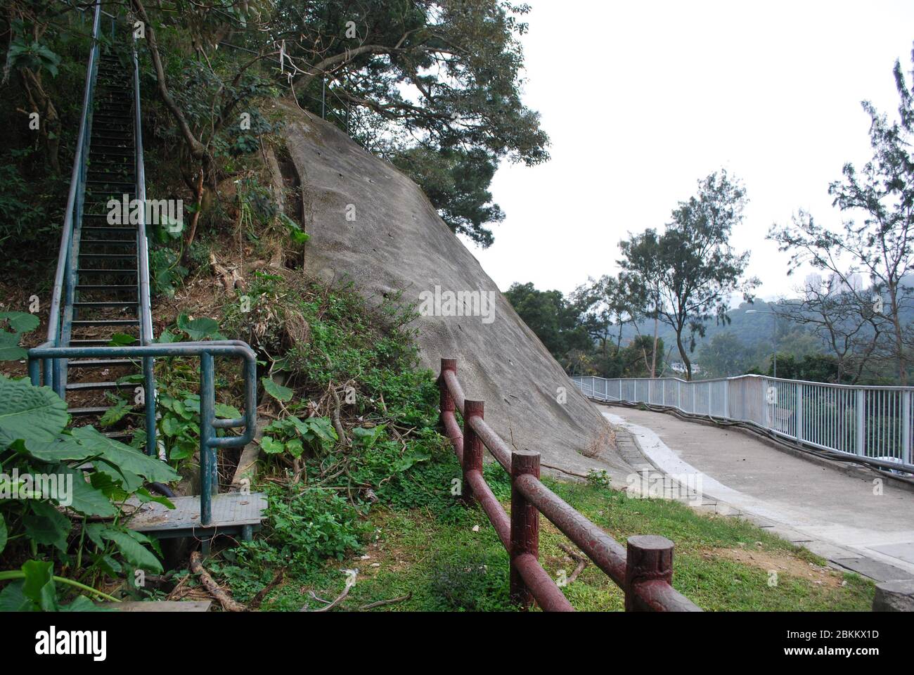 Steps Footpath in New Territories Hong Kong Stock Photo - Alamy