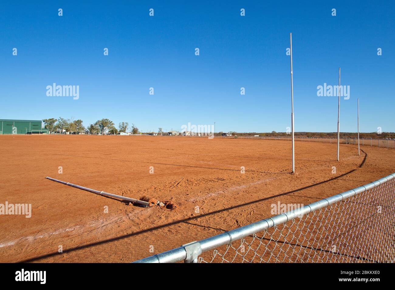 Australian football goal posts hi-res stock photography and images - Alamy