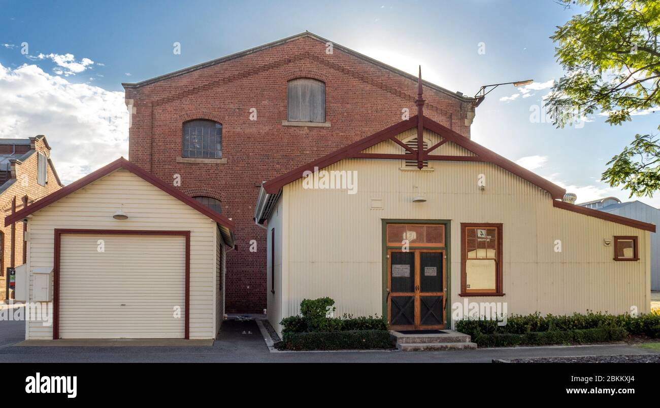 Ambulance post and first aid clinic at former Midland Railway Workshops ...