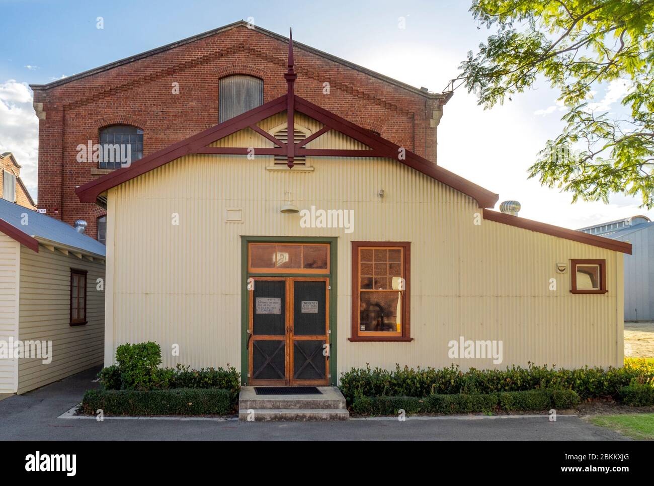 Ambulance post and first aid clinic at former Midland Railway Workshops ...