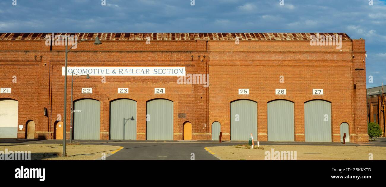 Locomotive and Railcar section at former Midland Railway Workshops ...