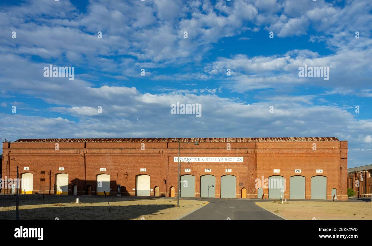 Locomotive and Railcar section at former Midland Railway Workshops ...
