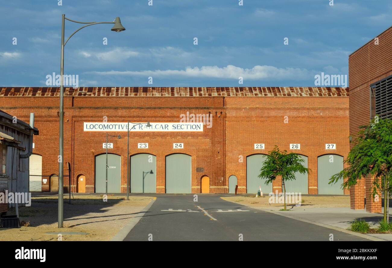 Locomotive and Railcar section at former Midland Railway Workshops ...