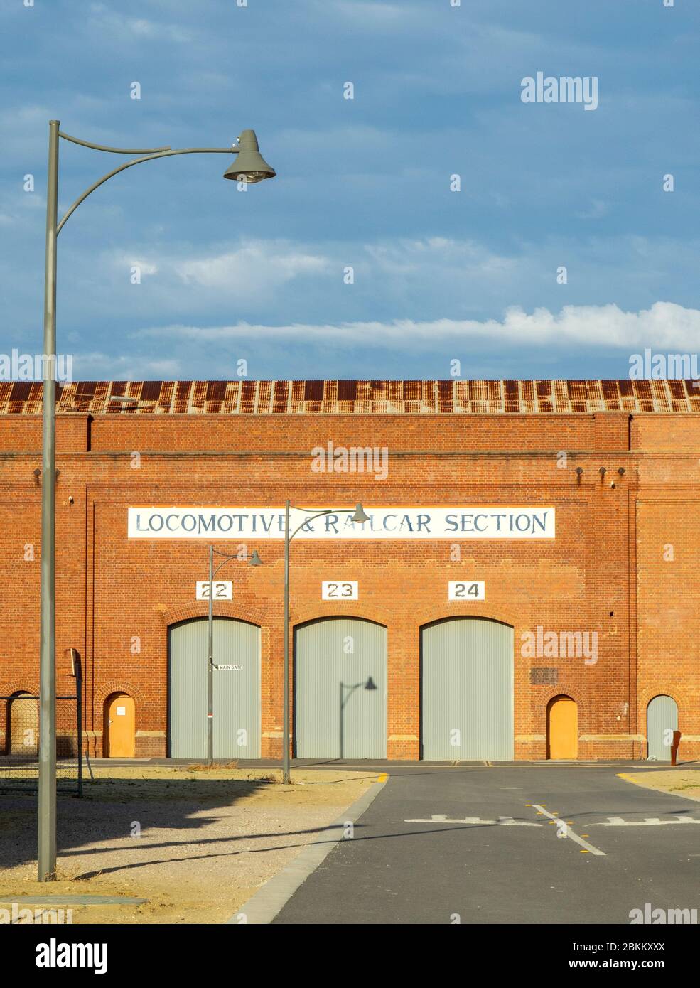 Locomotive and Railcar section at former Midland Railway Workshops ...