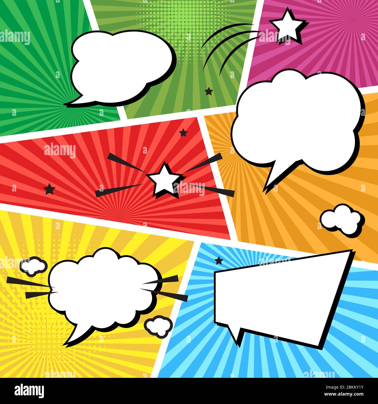 Comic Book Design Element Vector Illustration Stock Vector Image & Art ...