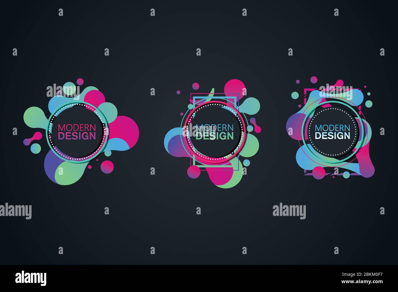 vector frame for text Modern Art graphics for hipsters . dynamic frame ...