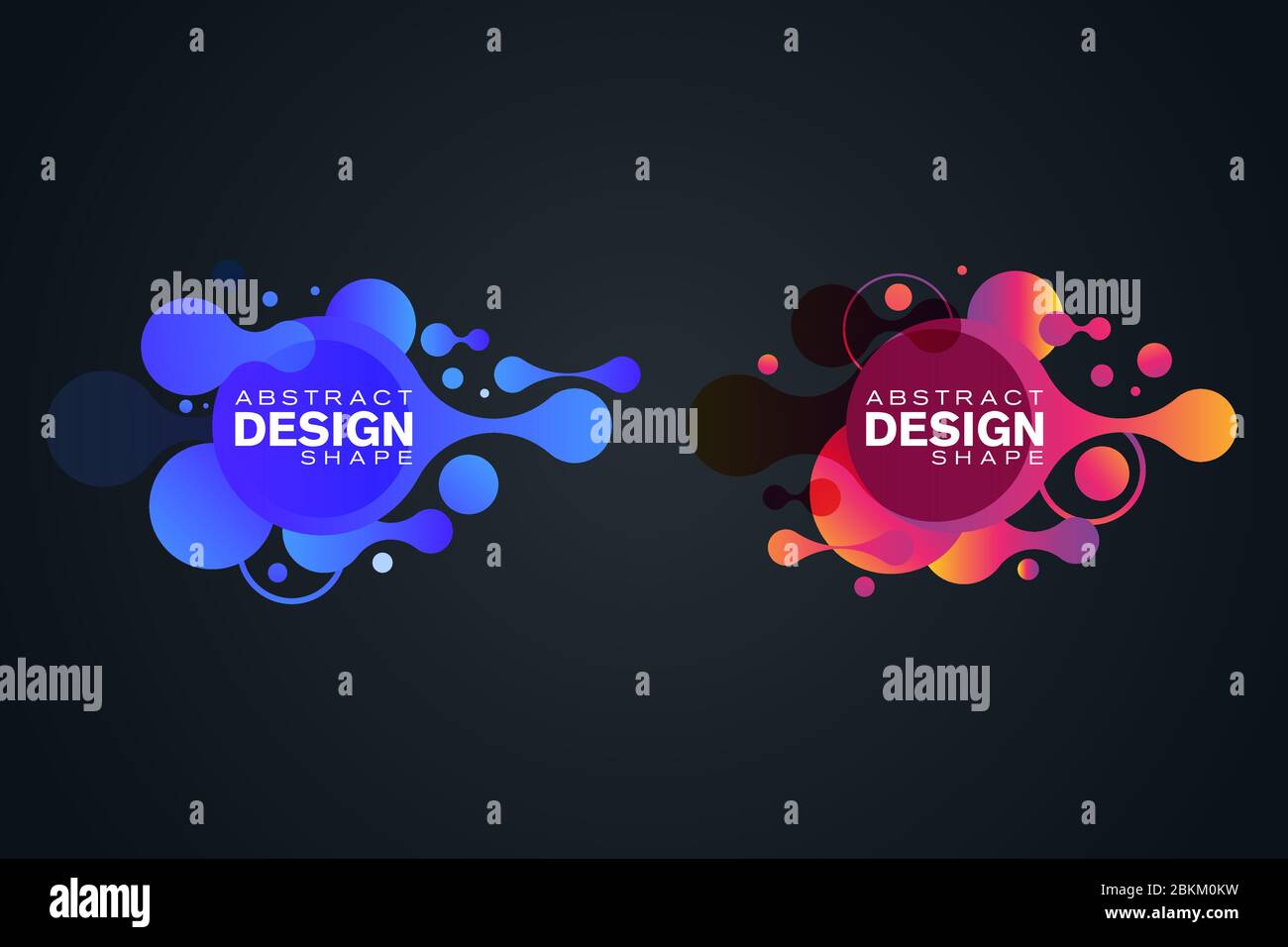 Abstract liquid shape Fluid design Vector illustration Stock Vector ...