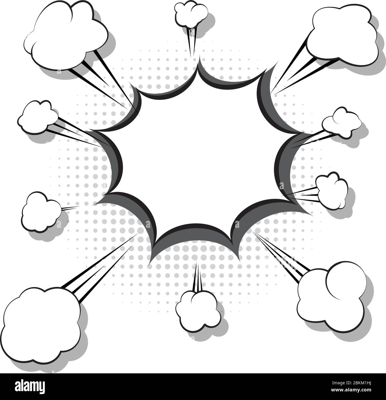 Comic Book Design Element Vector Illustration Stock Vector Image & Art ...